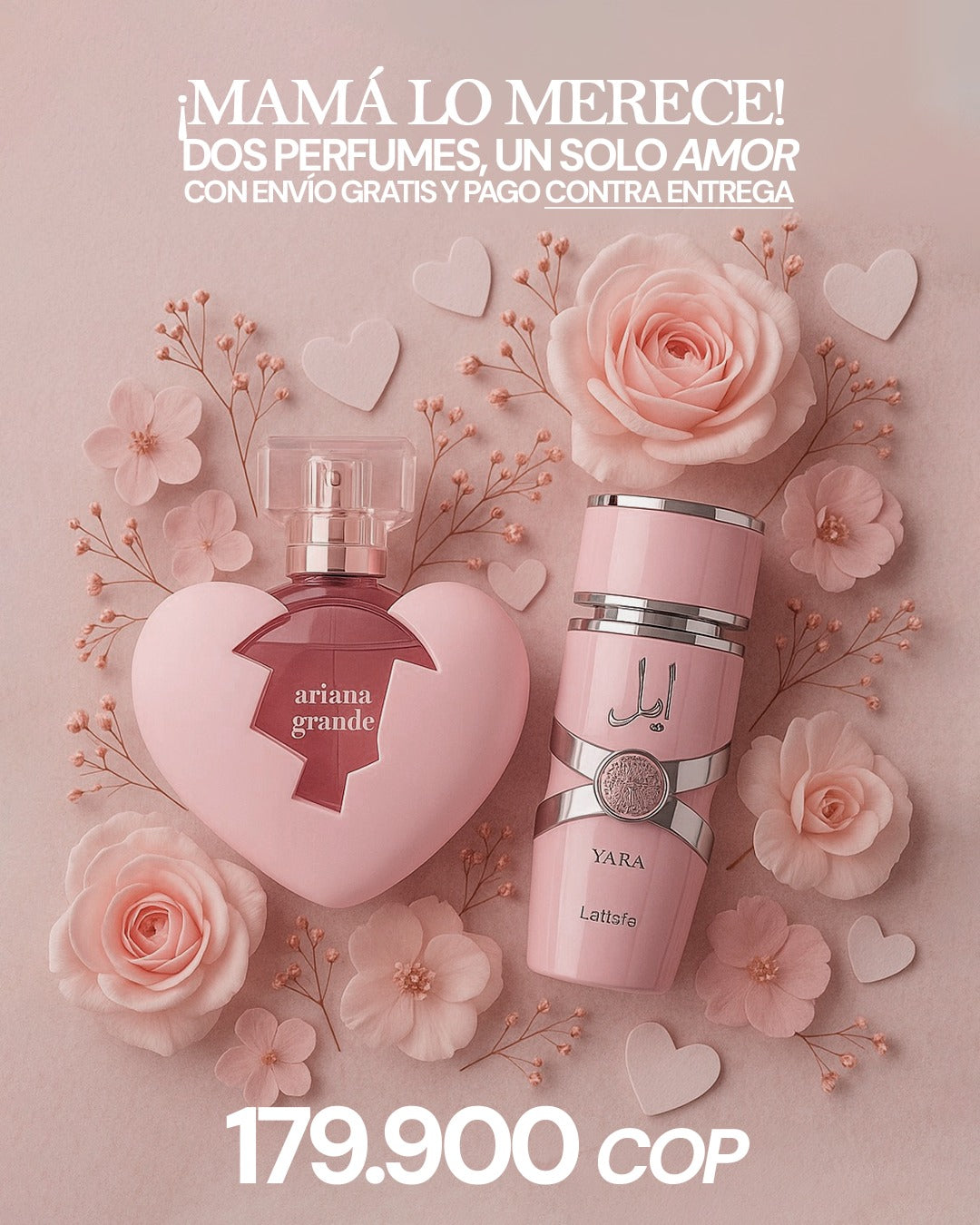 COMBO PARA MAMÁ YARA ROSADA + THANK U NEXT ARIANA GRANDE – Wild City